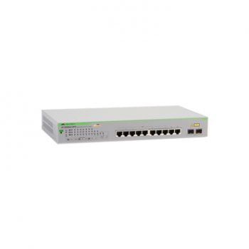 Switch PoE+ gigabit WebSmart 8 puertos 2 puertos SFP gigabit ALLIED TELESIS AT-GS950-10PS-10 ...